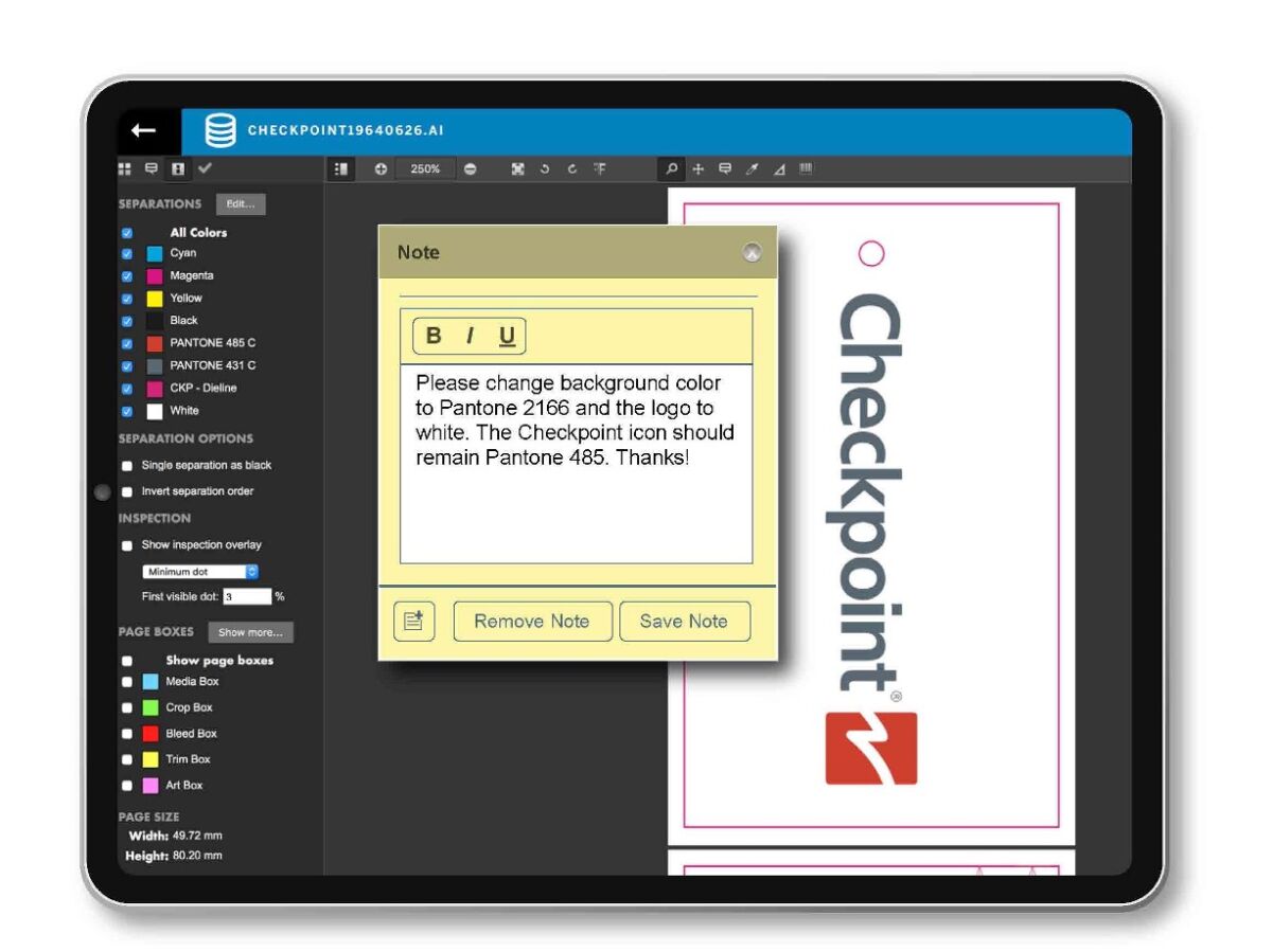 CheckProof - Label Development Platform - Checkpoint Systems - RFID and ...